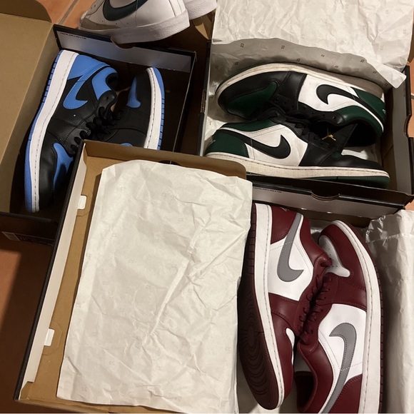Shoes | 3 Jordan 1 Lows 1 Pair Vintage Nike Blazers | Poshmark